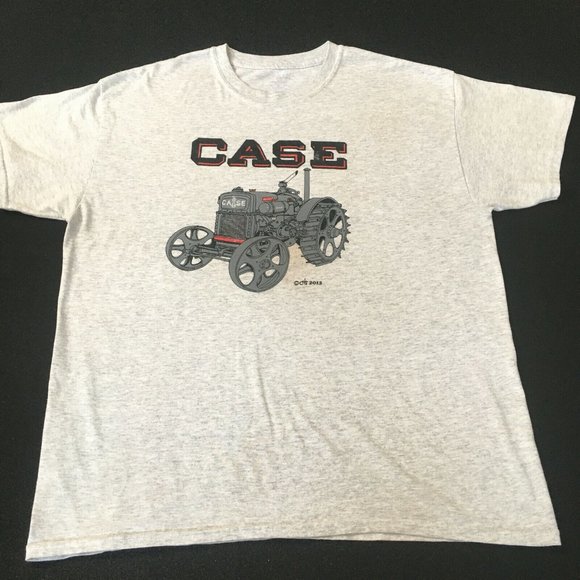 Machine | Shirts | 9 Case Tractor Machine Oct 213 Gray Mens Tshirt ...